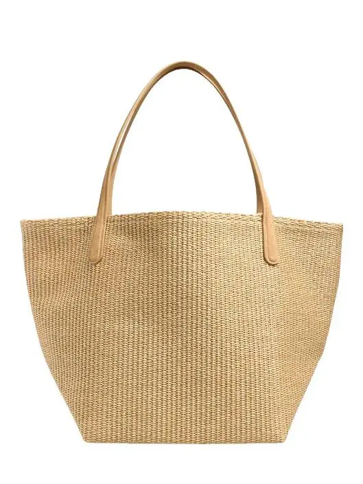 MANSUR GAVRIEL Soft Raffia Tote - Natural