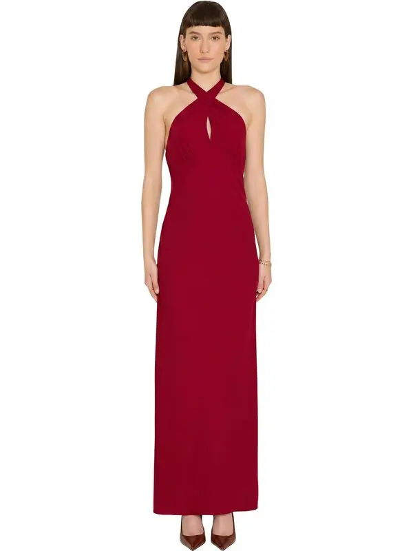 Amanda Uprichard Samara Maxi Dress - Carnelian