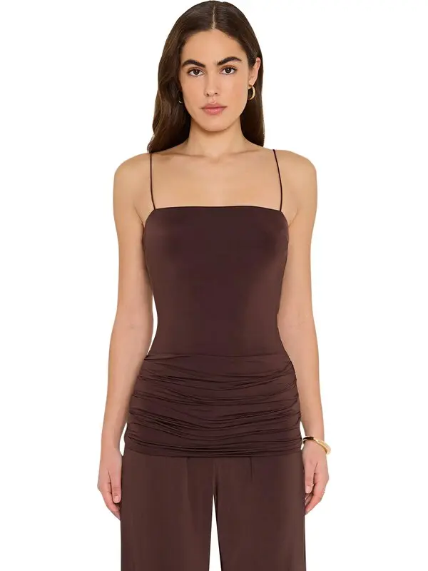 Amanda Uprichard Pippa Top - Cocoa