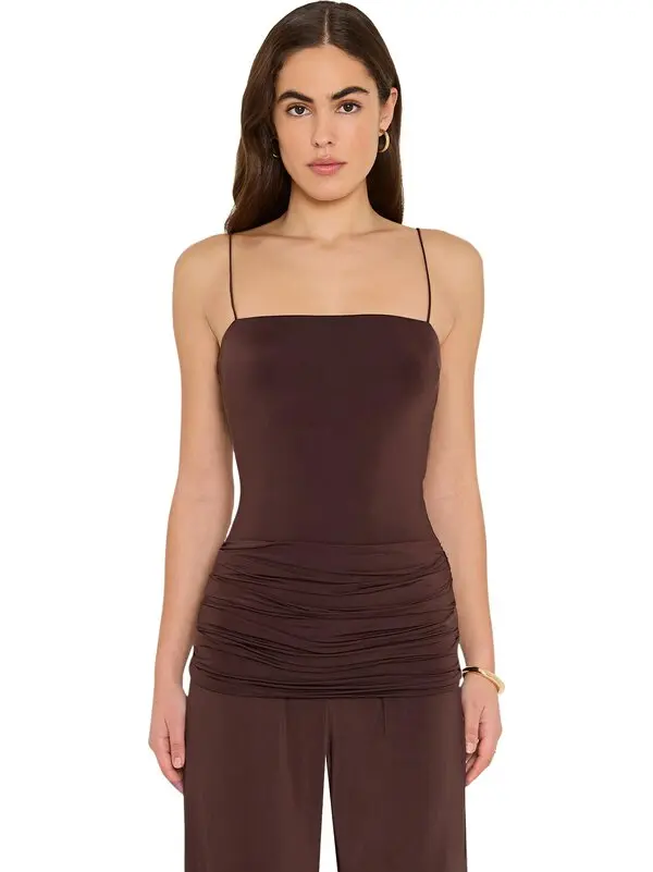 Amanda Uprichard Pippa Top - Cocoa