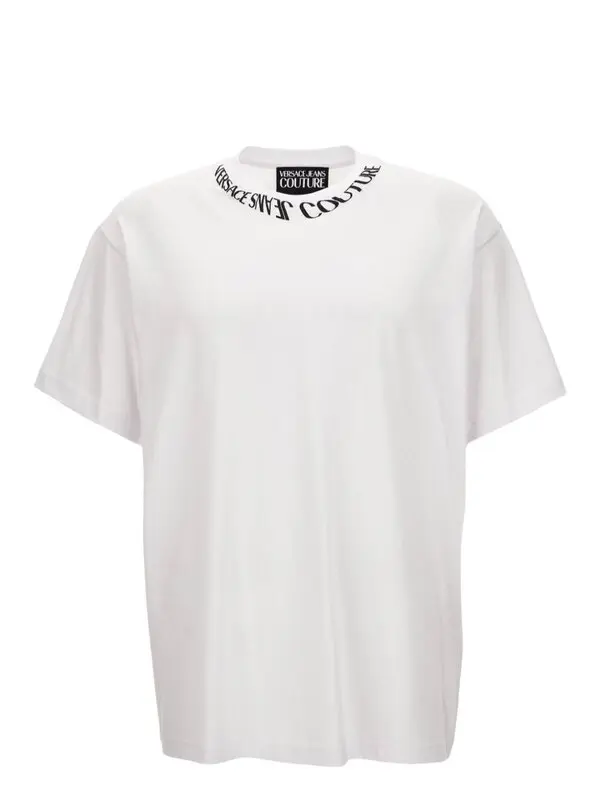 Versace Regular Fit Crewneck T-shirt - White