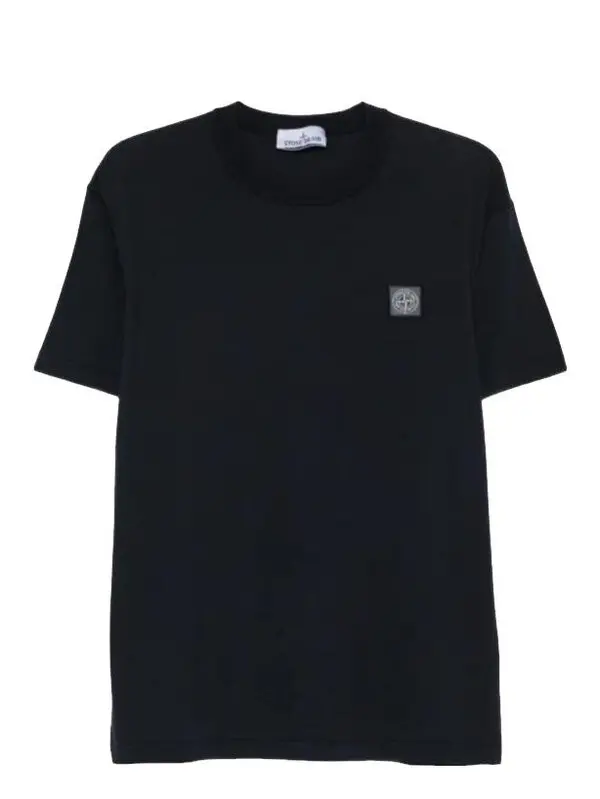Stone Island Label T-shirts - Navy