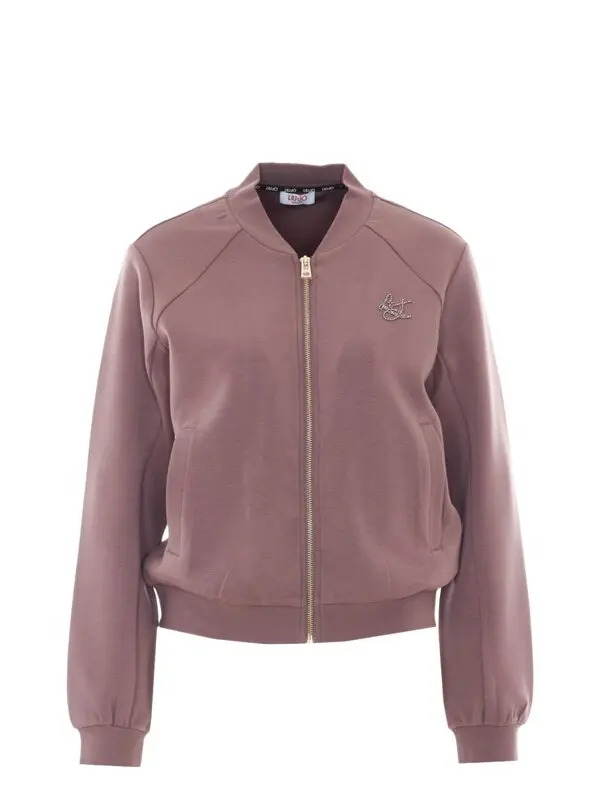 Liu Jo Embellished Zip-up Sweatshirt - No