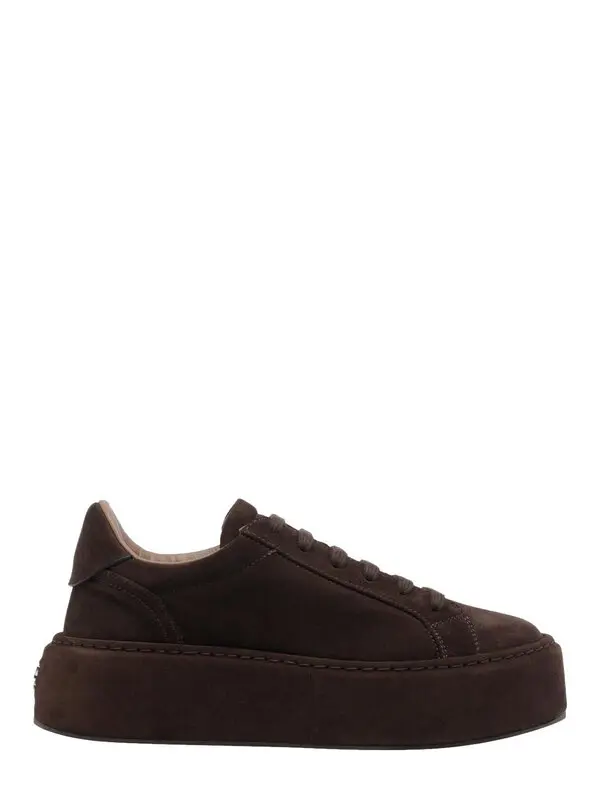 Casadei Renna Platform Low-top Sneakers - Cacao