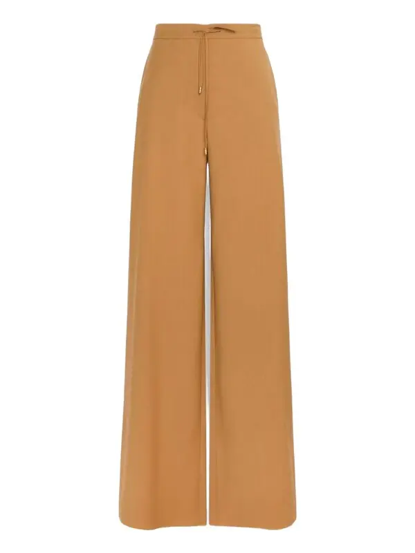 Max Mara Crisma Wide Leg Trousers - Caramel