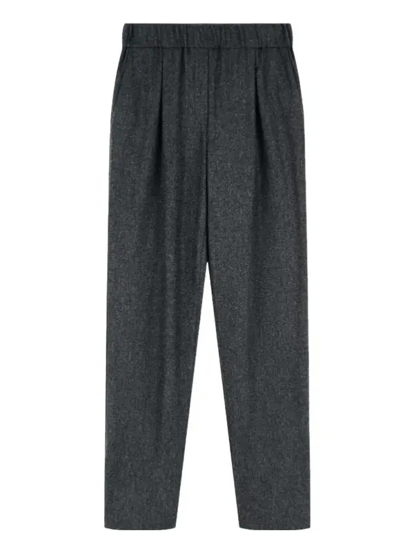 Giorgio Armani Elastic Waist Trousers - Grey