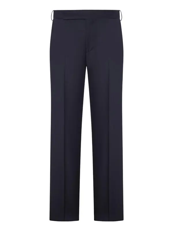 LARDINI Straight-leg Tailored Trousers - Black