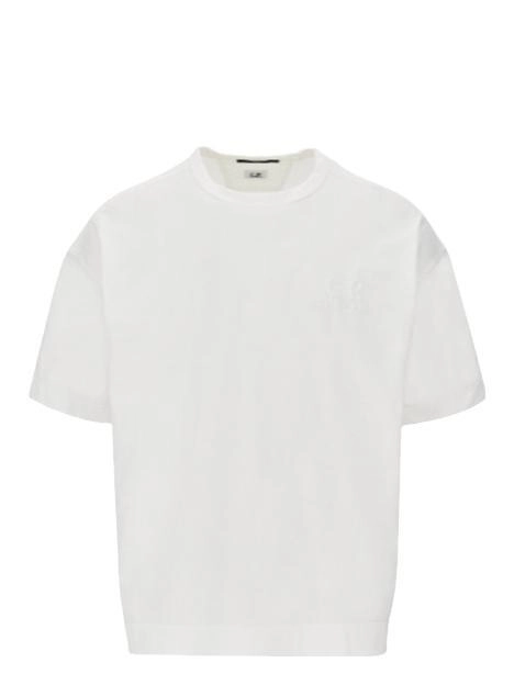C.P. COMPANY Logo Embroidered T-shirt - No