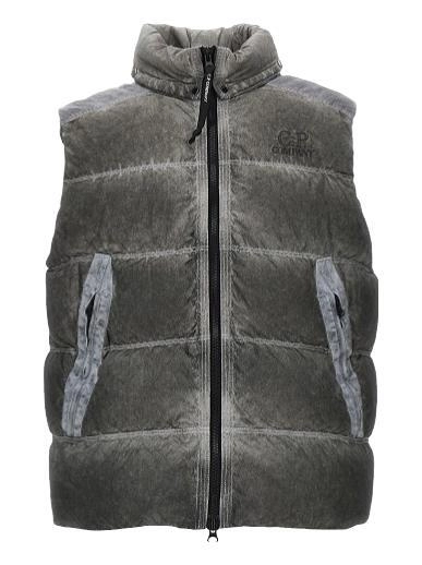 C.P. COMPANY Eco-chrome R Padded Gilet - Black