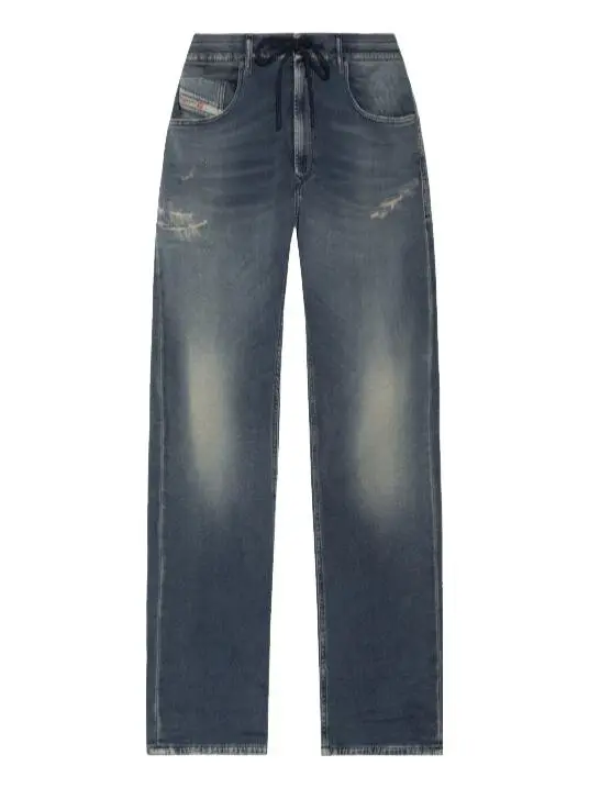 DIESEL® Belt-loop Jeans With Button Fly - Blue