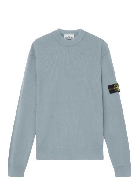 Stone Island Regular-fit Crewneck Jumper - Ash Grey