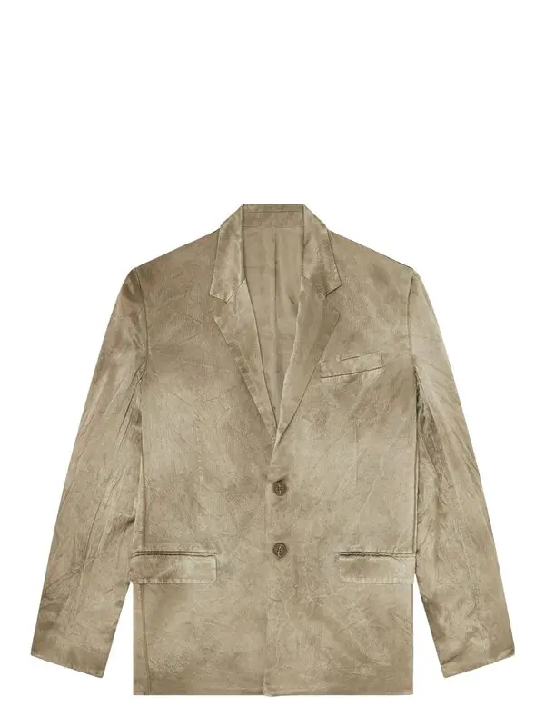 DIESEL® J-andre Wrinkled-effect Blazer - Light Brown