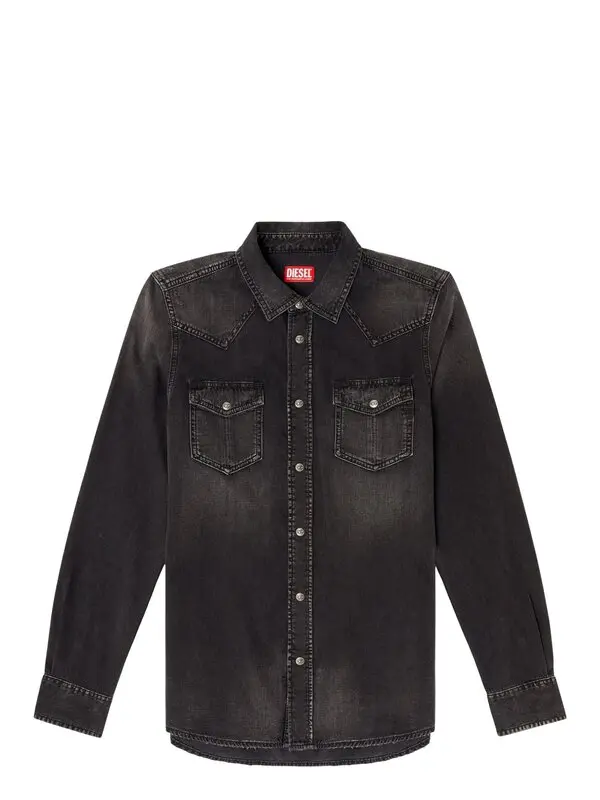 DIESEL® D-vega Denim Shirt - Black