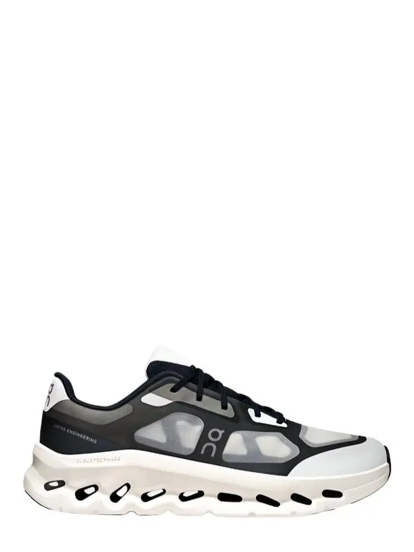 On Lace-up Mesh Sneakers - Black/ivory