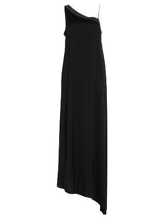 Peserico Viscose Maxi Dress - Black
