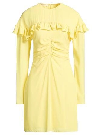 Philosophy Di Lorenzo Serafini Long Sleeve Ruffled Mini Dress - Yellow