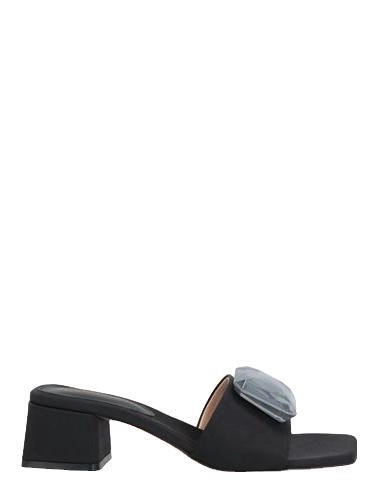 GIANVITO ROSSI Textile Fiber Sandals - Black
