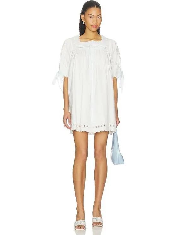 Sandy Liang Daikon Dress - White