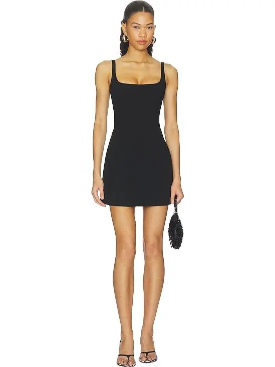 Sandy Liang Simon Mini Dress - Black