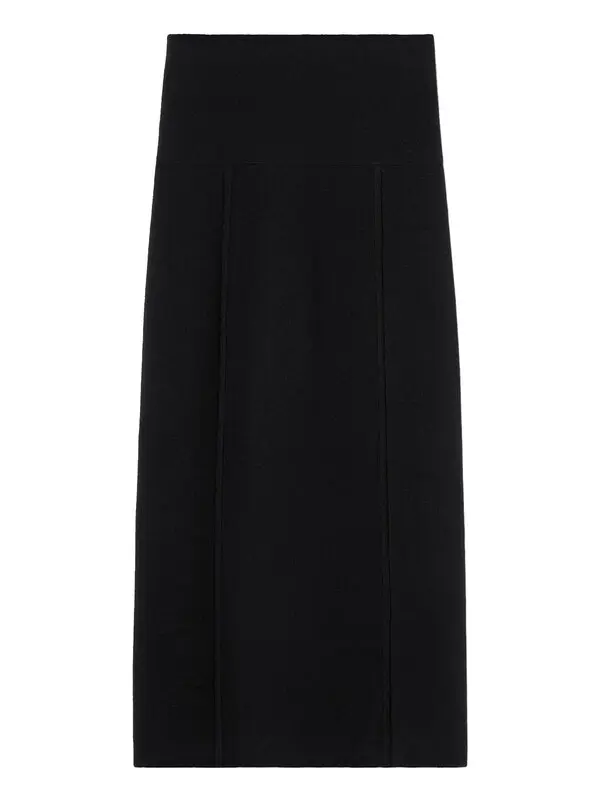 GWYN Knit Pencil Skirt - Black