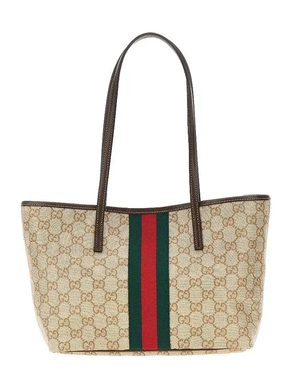 Gucci Gg Canvas Tribeca Small Bag - Beige