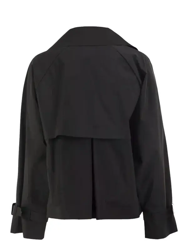 Max Mara Double-breasted Cropped Jacket - Black