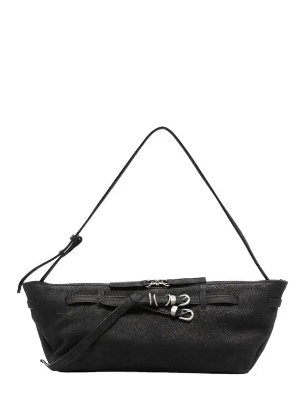 MARGESHERWOOD Belted Leather Tote Bag - Black