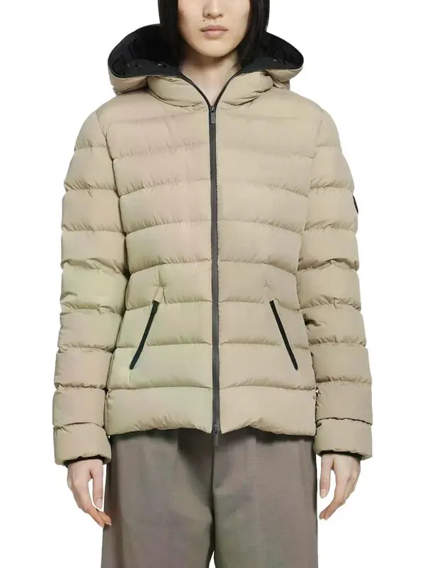 Moncler Herbes Padded Jacket - Neutrals
