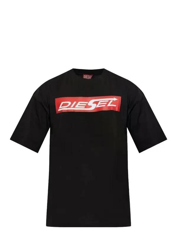 DIESEL® Logo-print T-shirt - Black