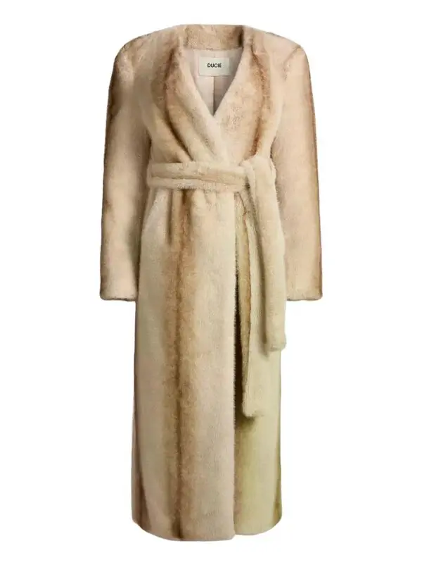 DUCIE Olivia Long Sleeves Coat - Neutrals