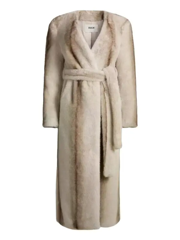 DUCIE Olivia Long Sleeves Coat - Neutrals