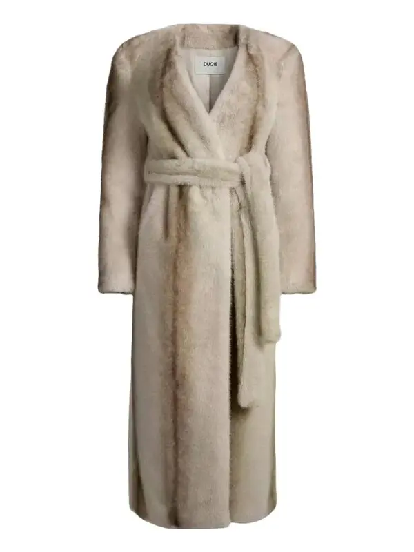 DUCIE Olivia Long Sleeves Coat - Neutrals