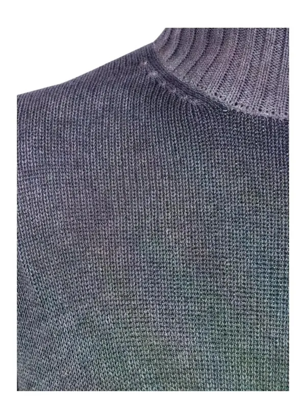 Avant Toi Ribbed-knit Roll-neck Sweater - Grey