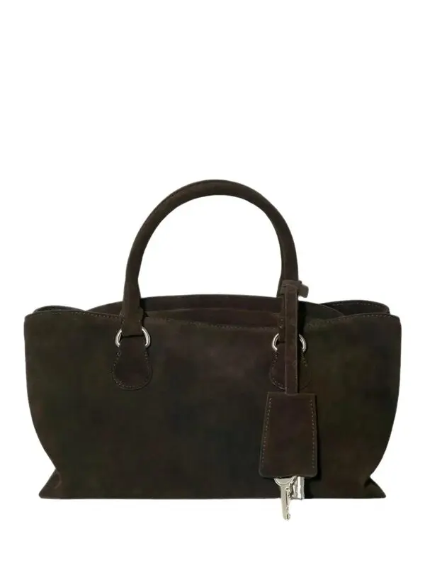 OSOI Brot Calf Suede Shoulder Bag - Brown