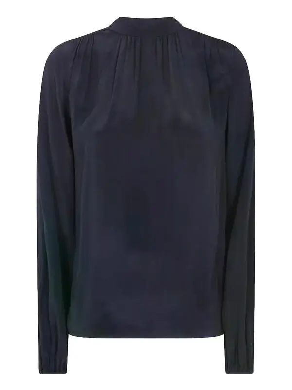N°21 Pussy-bow Long-sleeve Blouse - Black