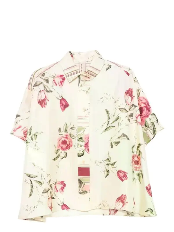 Antonio Marras Floral-print Shirt - Neutrals