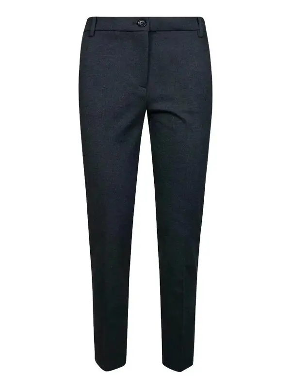 Pinko Mid-rise Slim-cut Trousers - Grey