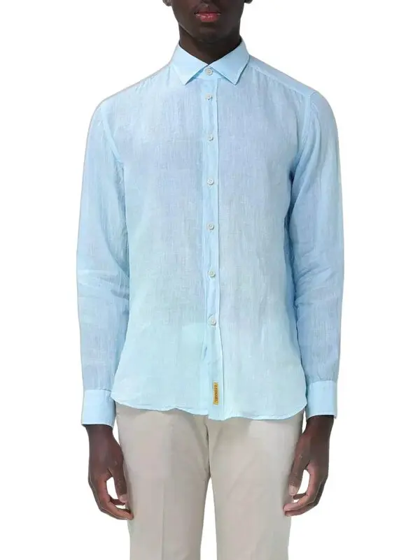 B.D.BAGGIES Button-down Long-sleeve Shirt - Blue