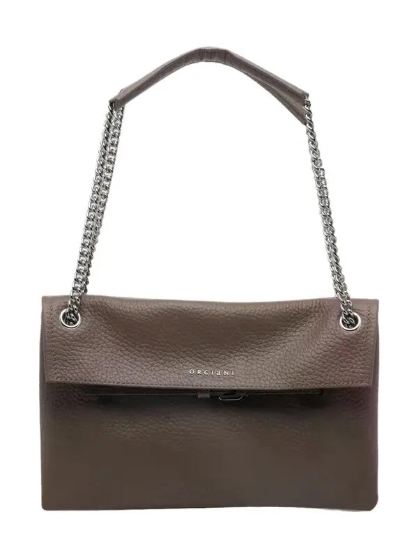 Orciani Small Venus Leather Shoulder Bag - Brown
