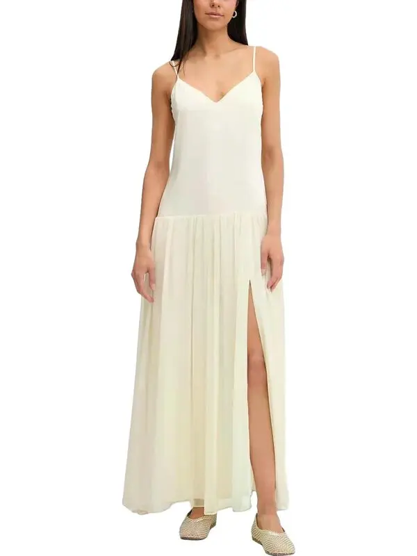 Bardot Linara Side-slit Maxi Dress - Neutrals