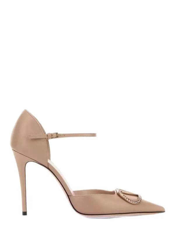Valentino Garavani D'orsay Pumps With Ankle Strap - Pink