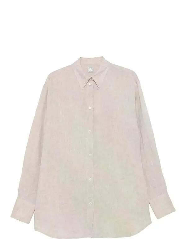 TOTEME Linen Shirt - Neutrals