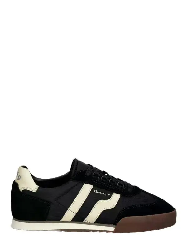 Gant Baylle Suede-panelled Lace-up Sneakers - Black