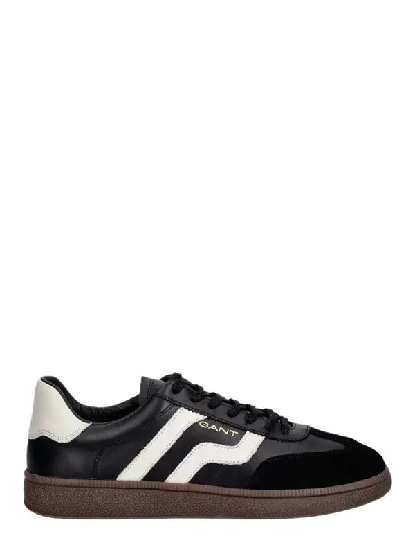 Gant Cuzmo Logo-print Panelled Sneakers - Black