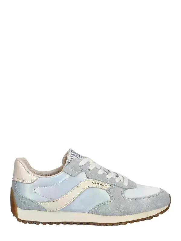 Gant Suede-panelled Lace-up Sneakers - Blue
