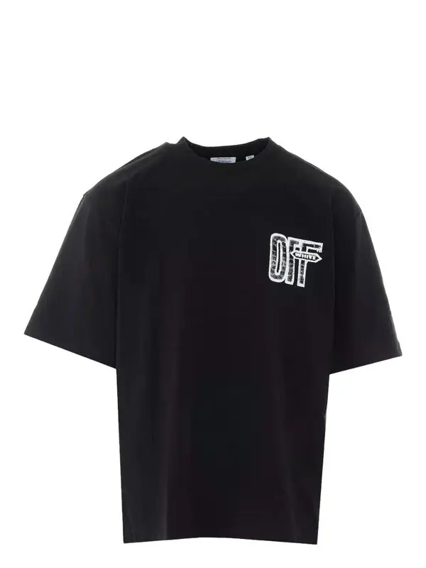 Off-White Motion Arrow Short-sleeve T-shirt - Black