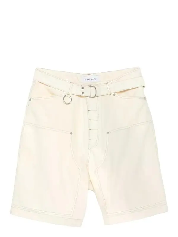 Études Studio Carpenter Belted Shorts - Neutrals