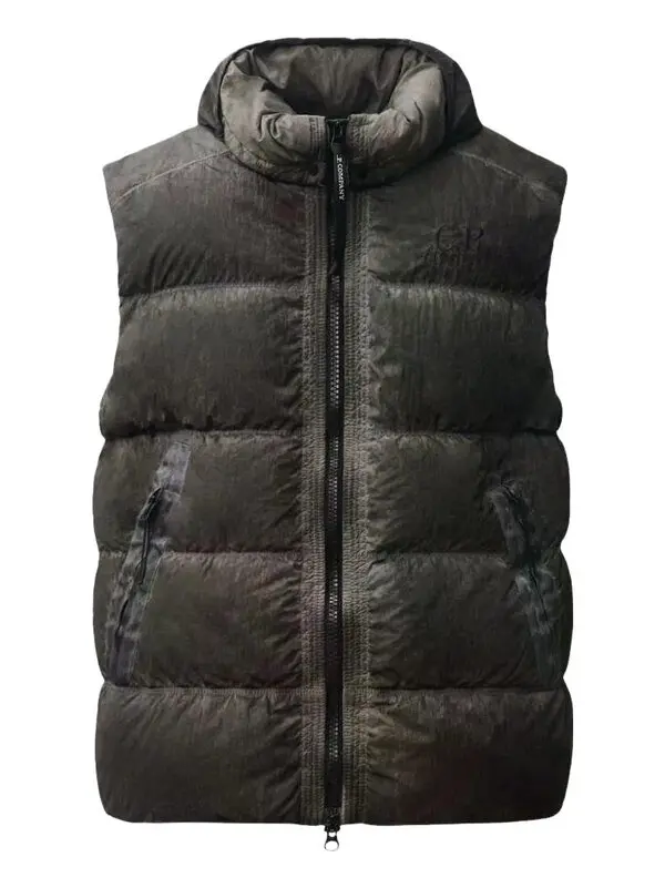 C.P. COMPANY Eco-chrome R Padded Gilet - Grey