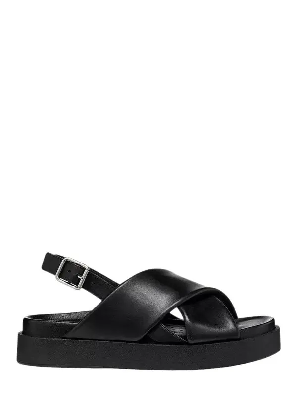 Geox Adelash H Crossover Slingback Sandals - Black