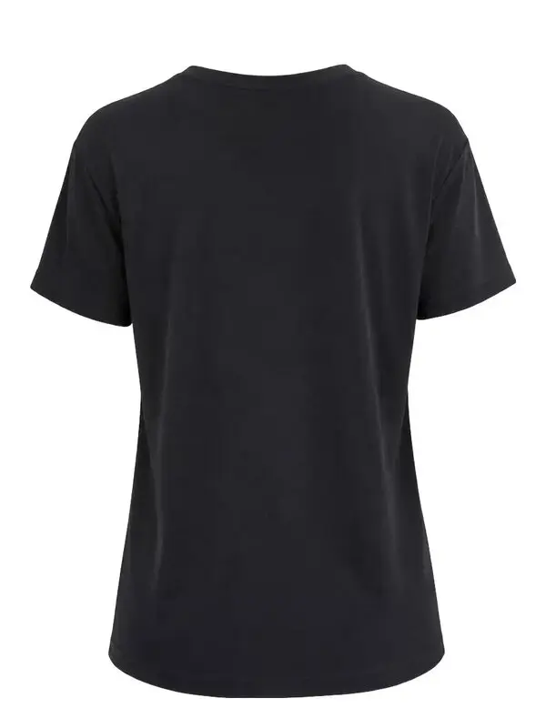 Armani Exchange Logo Detail Crew Neck T-shirt - Black